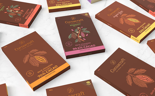 Premium chocolates made from single-origin beans on Cocoacraft