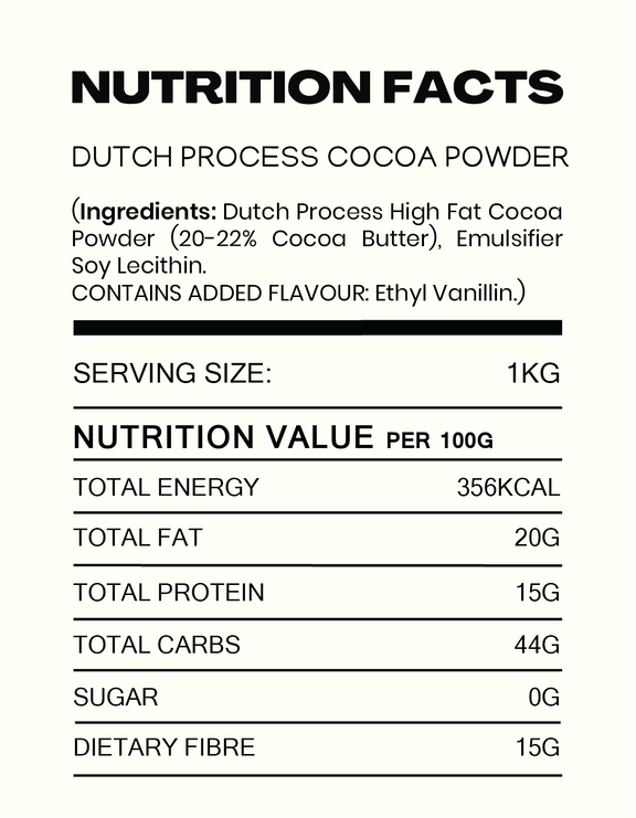 Dutch Process High-Fat Cocoa Powder – Cocoacraft